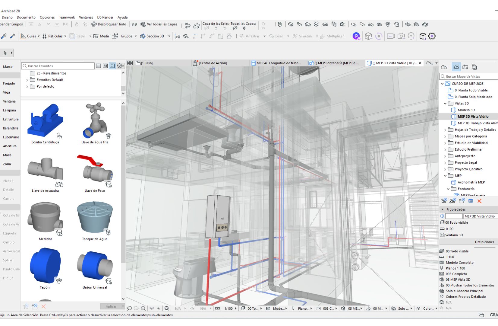 Instalaciones MEP con Archicad
