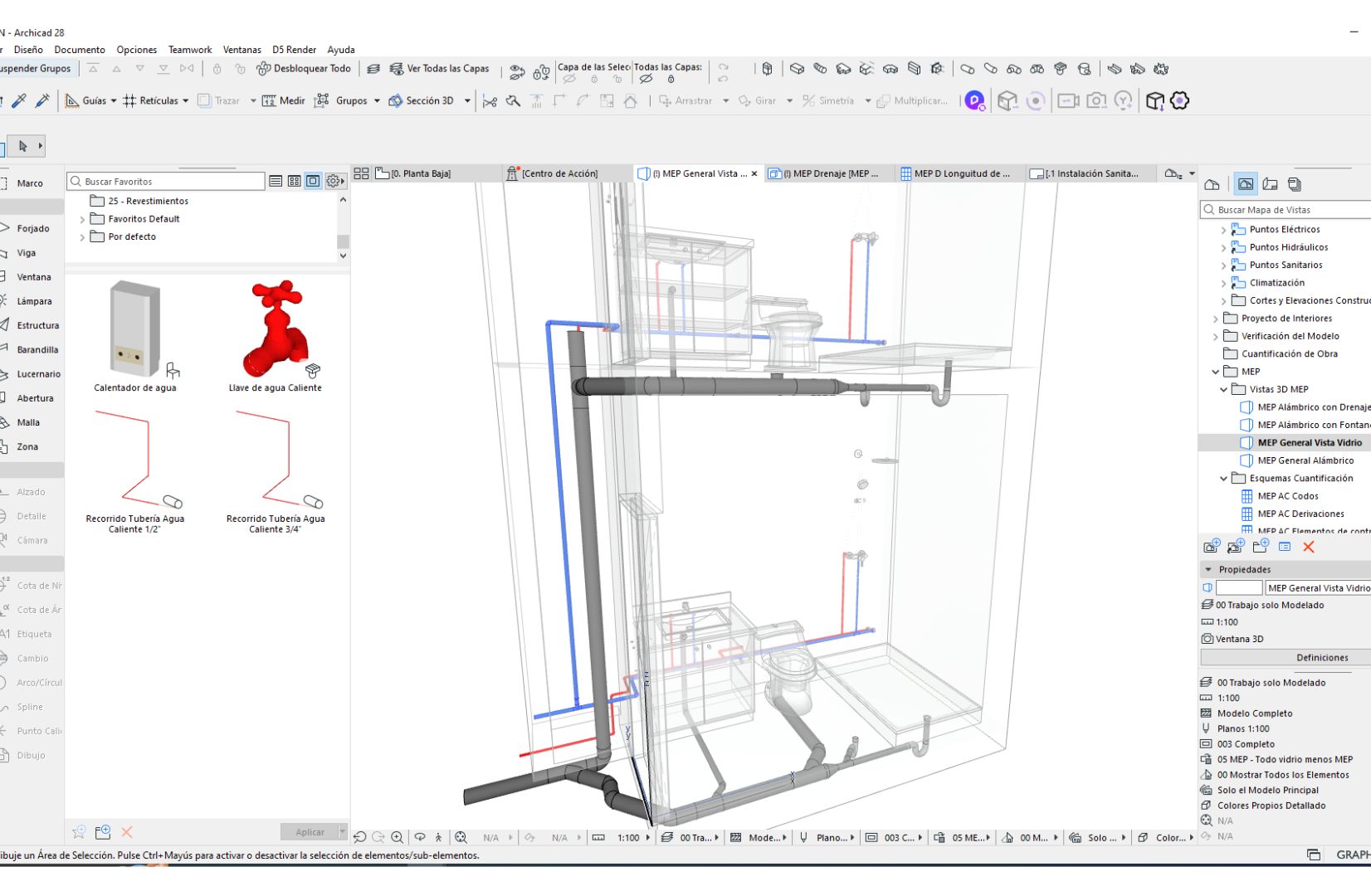 Instalaciones MEP con Archicad